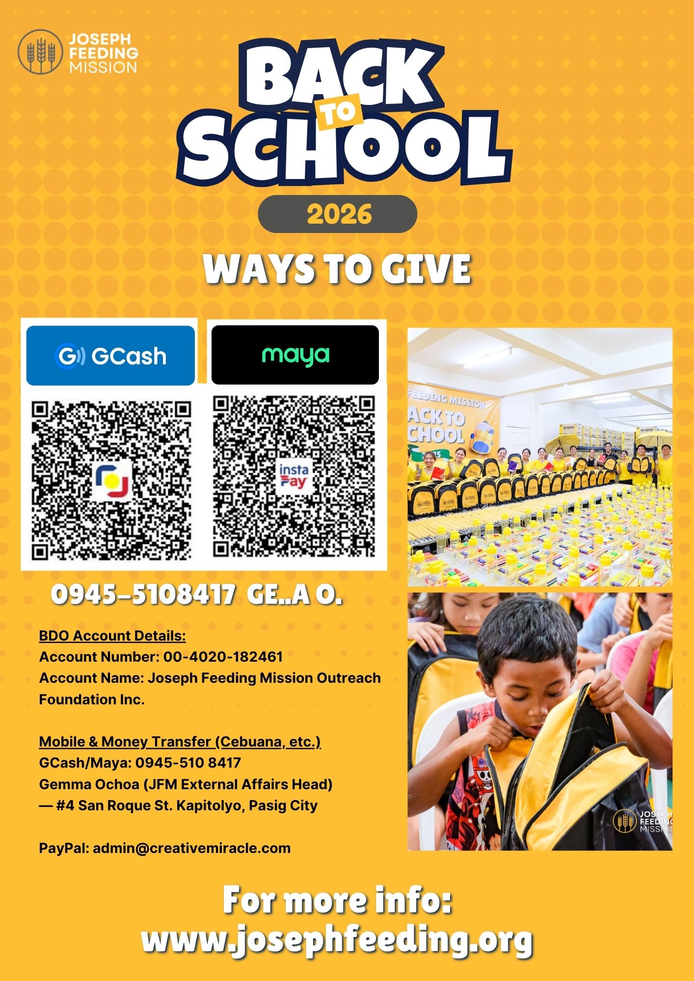 Back to School Project 2026